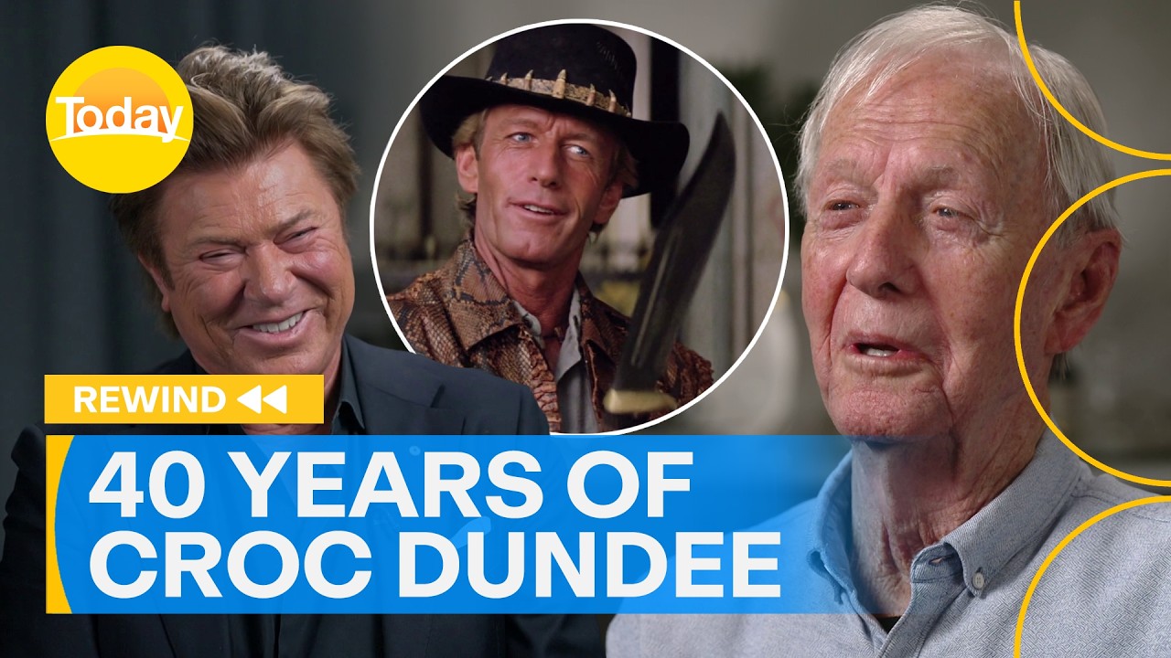 Paul Hogan looks back on 40 years of Crocodile Dundee | Today Show Australia