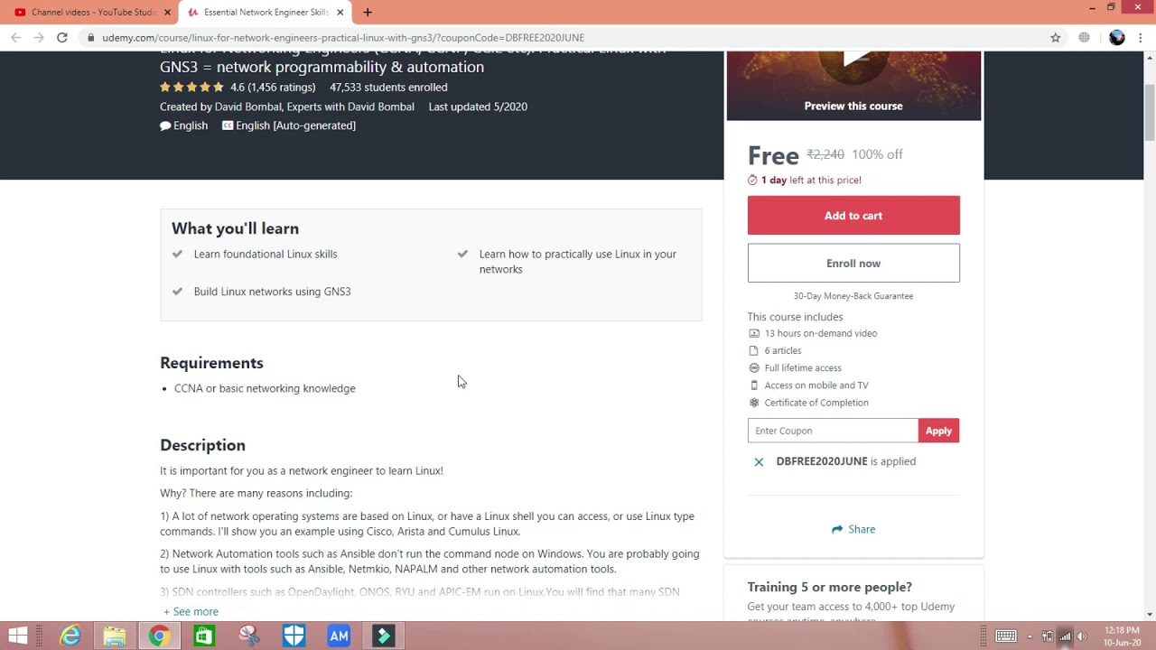 Linux for Network Engineers: Practical Linux with GNS3