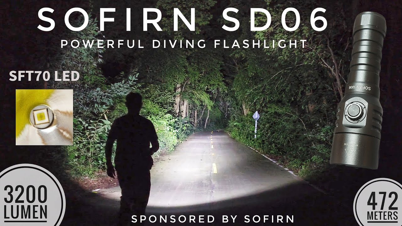 SOFIRN SD06 SFT70 Review & VS SD05 SST70 - 21700 Flashlights - BudgetLightForum.com