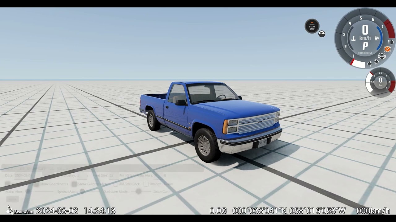 Dashcam Overlay UI v1.1.1 - BeamNG.drive