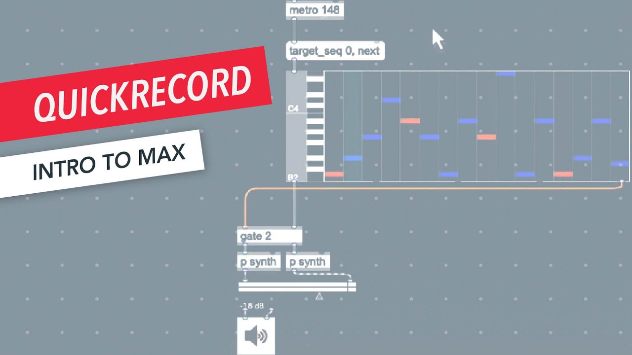 Max Procedural Music Software Tutorial | How to Use the Quickrecord Function | Berklee Online