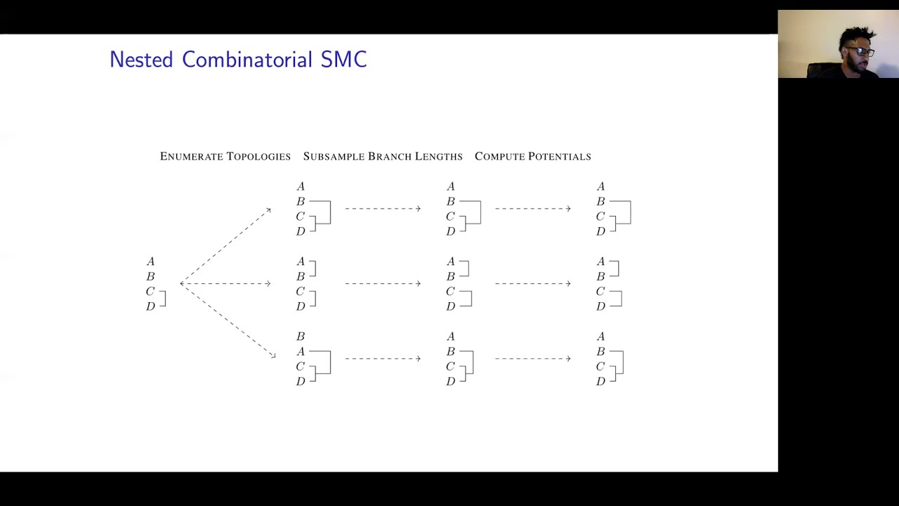 Variational Combinatorial Sequential Monte Carlo Methods for Bayesian Phylogenetic Inference