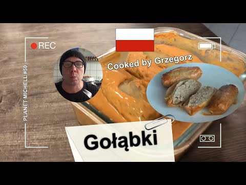 Gołąbki (Traditional Polish food) Cooked by Grzegorz - Planet Michell #50 (English video)