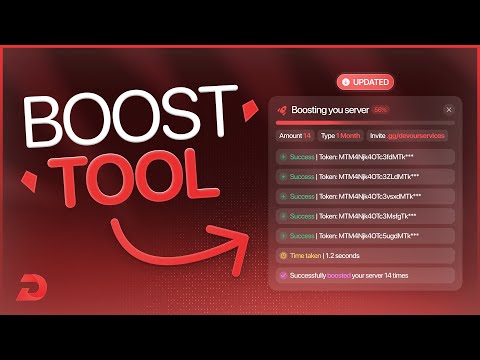 NEW Server Boosting TOOL 2025 Is Insane | How To Use It