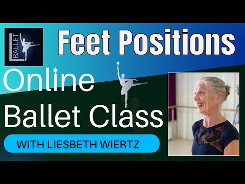 Online Balletclass with Liesbeth Wiertz about the five basic positions of the feet at LBallet