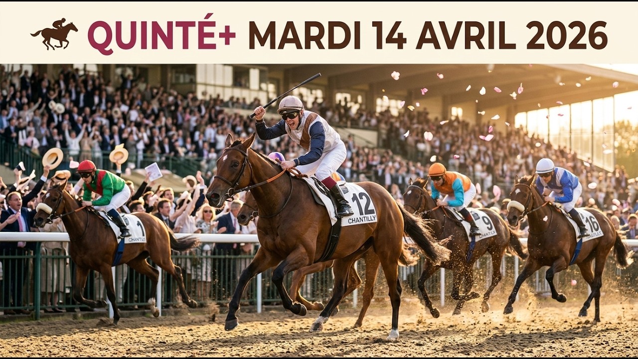 🏇 QUINTÉ+ | MARDI 14 AVRIL 2026 | PRIX DE ROISSY 1200M | ANALYSE COMPLÈTE & PRONOSTICS
