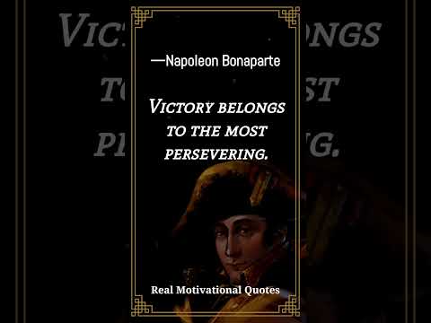 Napoleon Bonaparte #short video Quote #real motivational quotes