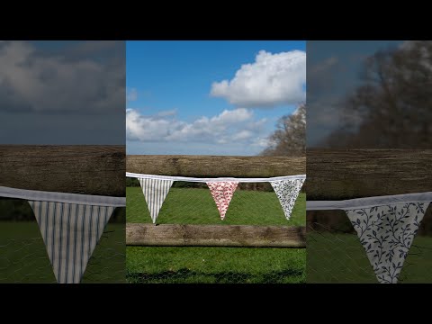 Easy How To Make Bunting Guide! #diy #howto #bunting #artsandcrafts