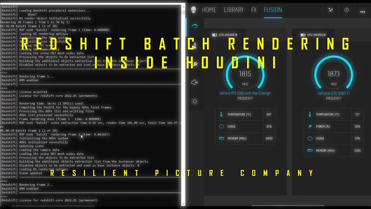 TUTORIAL - REDSHIFT BATCH RENDERING INSIDE HOUDINI