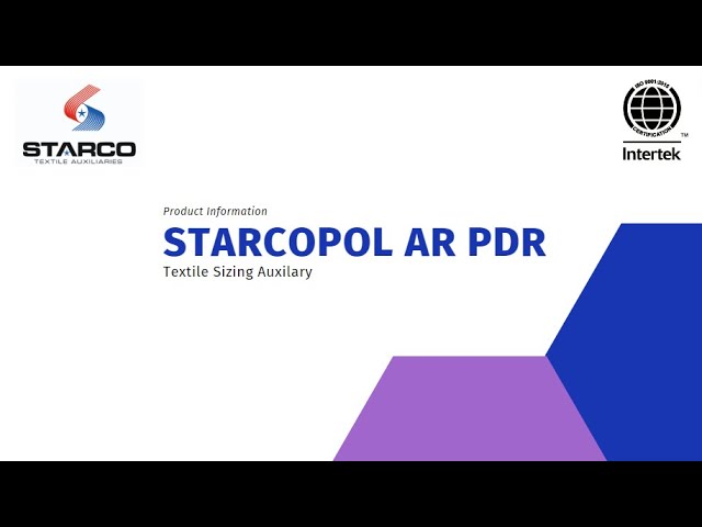 Sizing Agents - Single Shot Sizing Agent Starcosiz SSFC Manufacturer ...