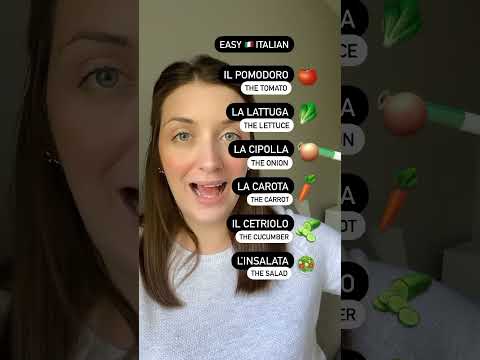 Veggies in Italian ๐ฎ๐น ๐
#language #italianlanguage