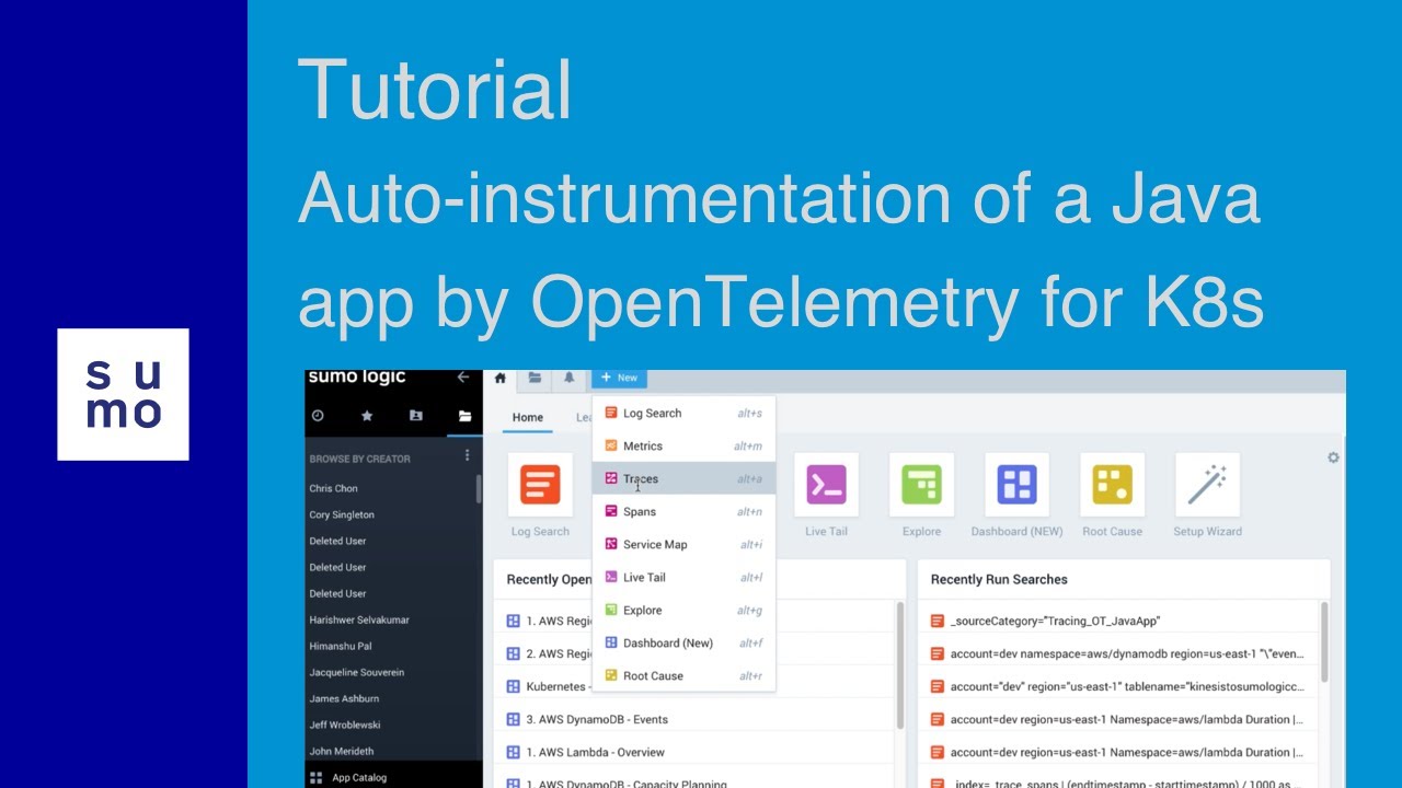 Tutorial: Auto-instrumentation of a Java app by OpenTelemetry for K8s Environment