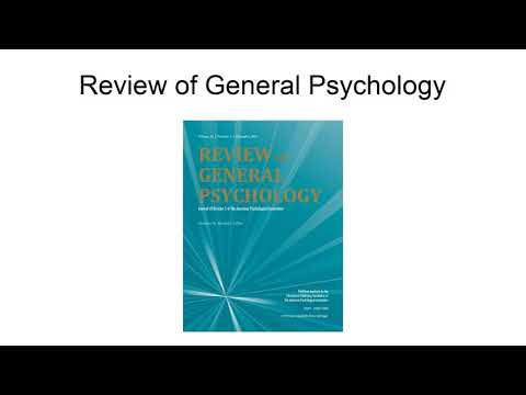Review Of General Psychology