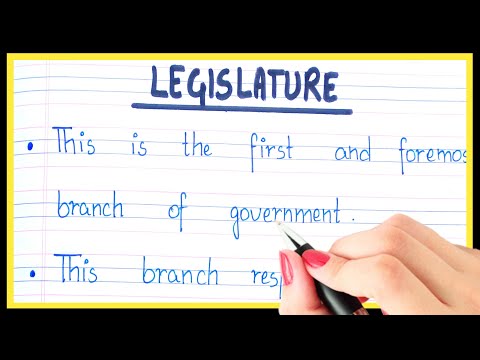 Indian Legislative | Definition of legislative | Definition of legislature