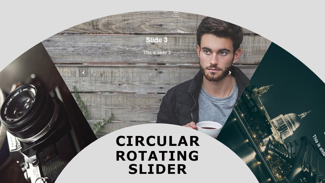 Circular Rotating Slider | JQuery Slider Tutorial