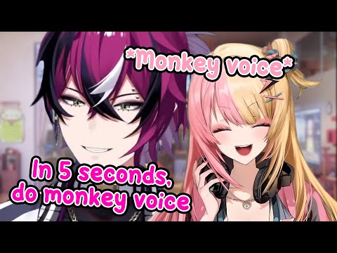 What is the sound of monkey in Japanese? | NIJISANJI EN Clip