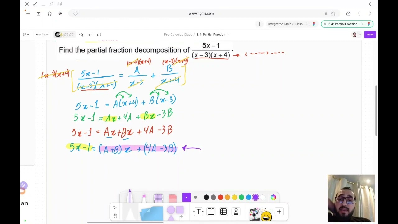 Pre Calculus - 6.4: Partial Fraction (Part1)