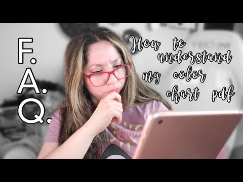 FAQ - How to Understand the PDF Color Chart