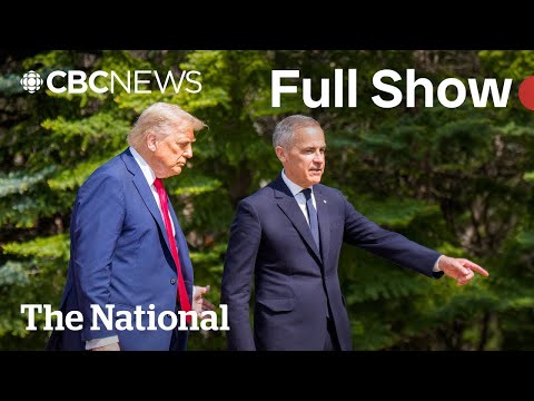 CBC News: The National | Trump leaving G7 summit early