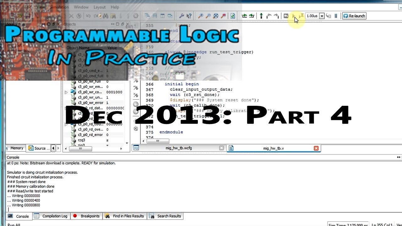 PLIP DEC2013: Hardware Co-Sim LPDDR Example