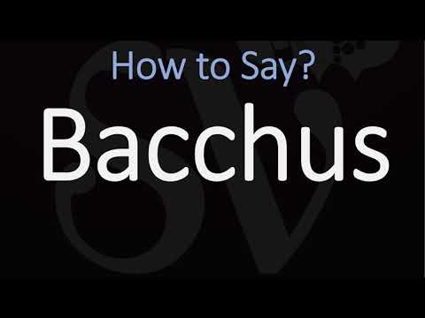 How to Pronounce Bacchus? (CORRECTLY) Roman God of Wine Pronunciation