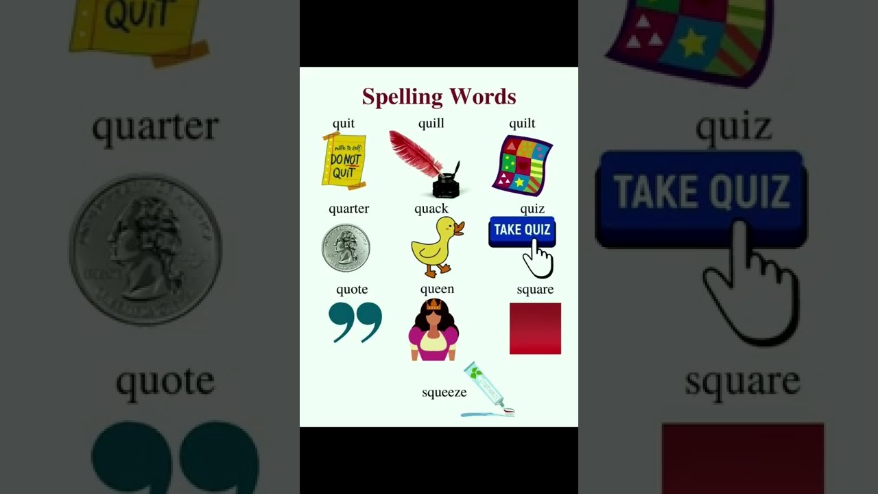 Practice with QU Spelling Words - Worksheet on TPT