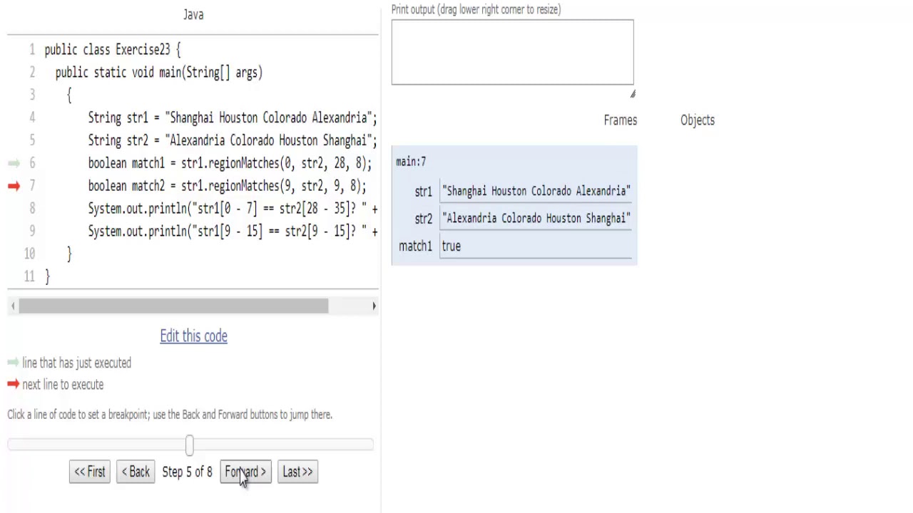 w3resource.com: Java String Exercise-23