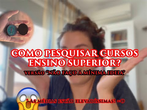 Como pesquisar cursos do Ensino Superior Versão "Não faço a mínima ideia" através da dges.gov.pt