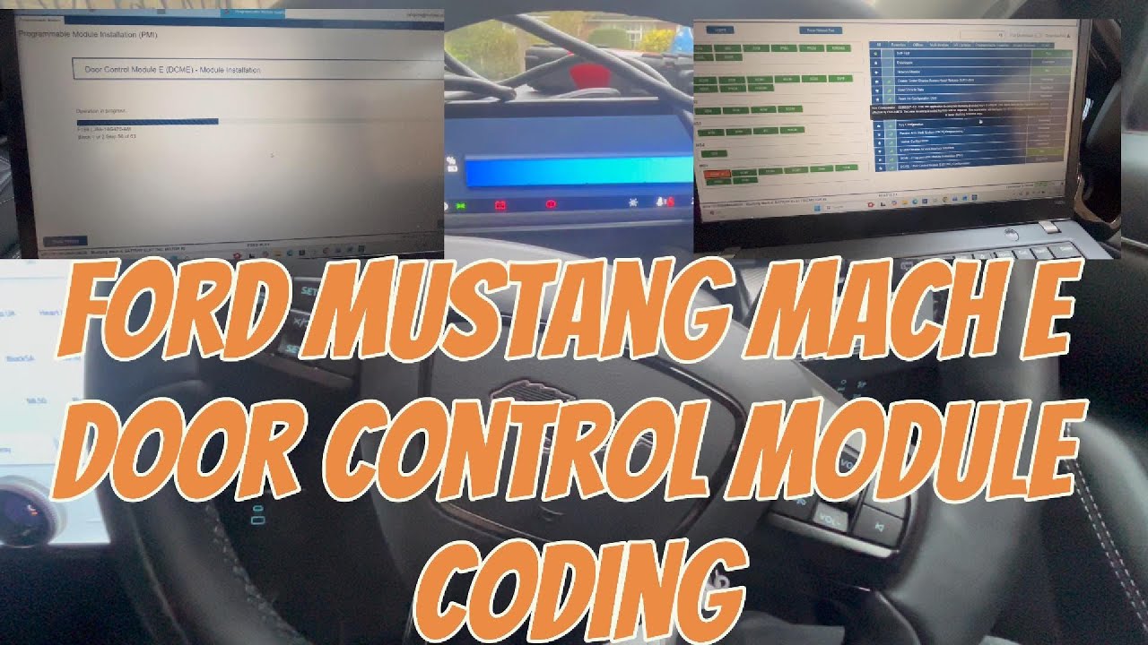 Ford Mustang Mach E Door Module Coding Programming FDRS DCME DCMF