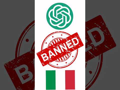 ITALY BANS CHATGPT 🇮🇹 #chatgpt #chatgptbanned #openai