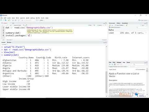 Learn Hands On Data Exploration with R Summarizing Data | packtpub com - Mind Luster