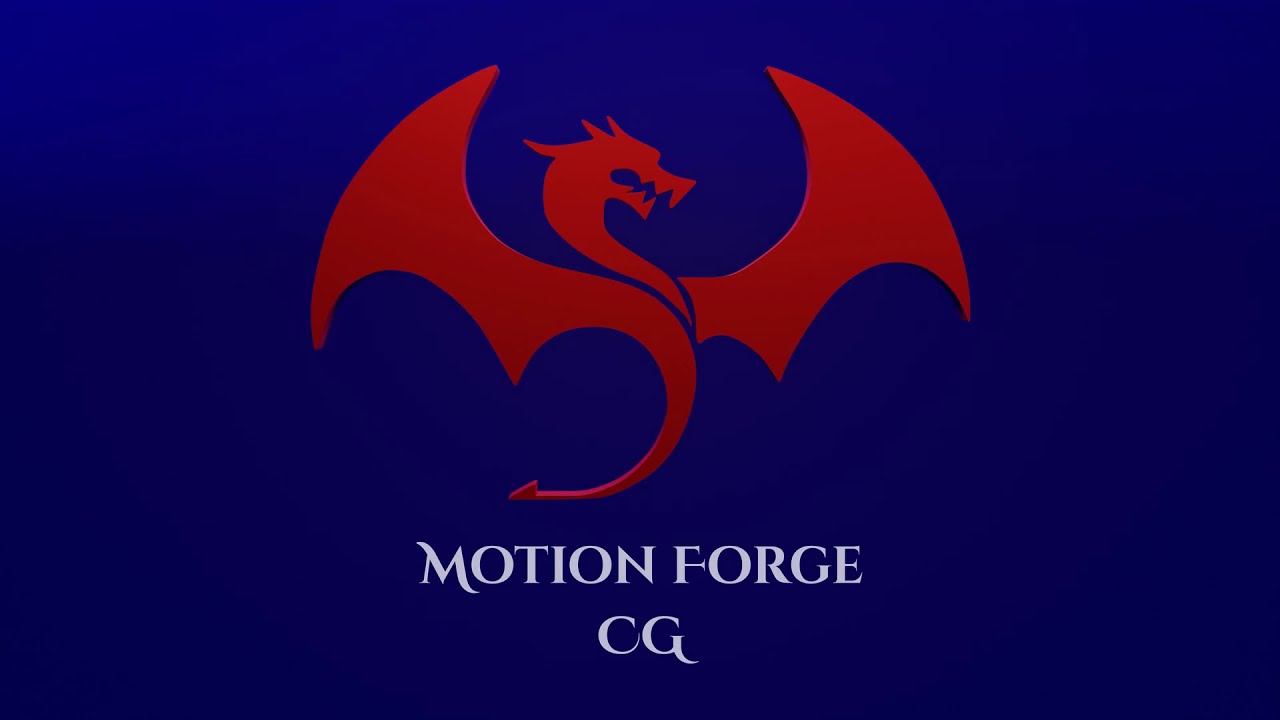Motion Forge CG Logo - Animated