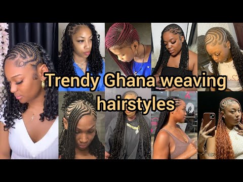 Trendy Ghana weaving hairstyles for black women | Ghana braids styles 2025/2026 | Braids hairstyles
