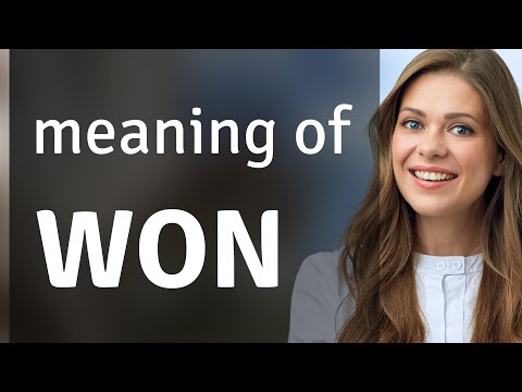 Won | WON meaning