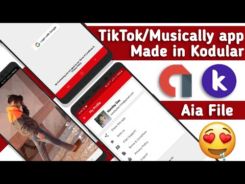 TikTok/Musically app Made in Kodular | Get aia file & make your own | Tech Developer