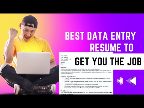 Best Data Entry Resume to get you the job