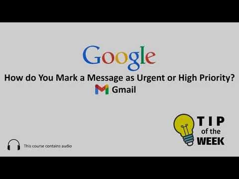 How to Mark a Message as Urgent or High Priority