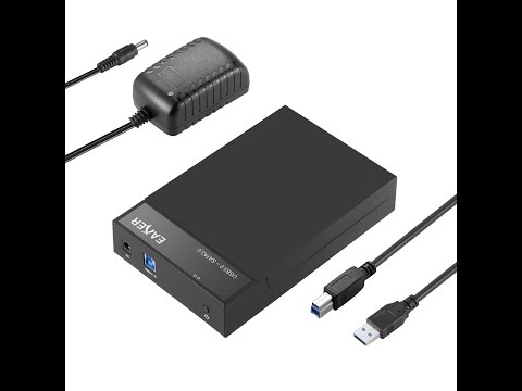 Eaxer USB 3 0 Hard Drive Disk External Enclosure Case