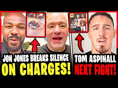 Jon Jones BREAKS SILENCE on CHARGES! Tom Aspinall next UFC FIGHT! Ilia Topuria vs Charles Oliveira