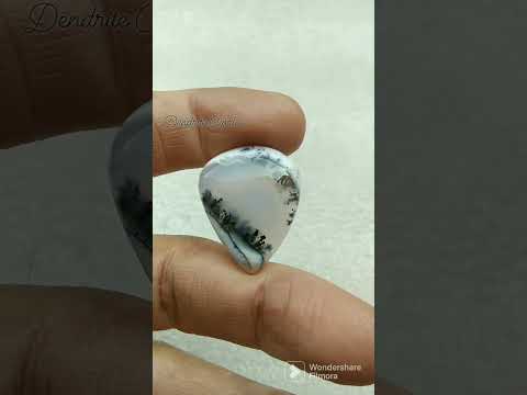 Natural Dendrite Opal Cabochons For Handmade Jewellery.