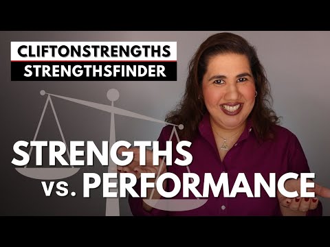 CliftonStrengths / Gallup StrengthsFinder Strengths vs. Performance