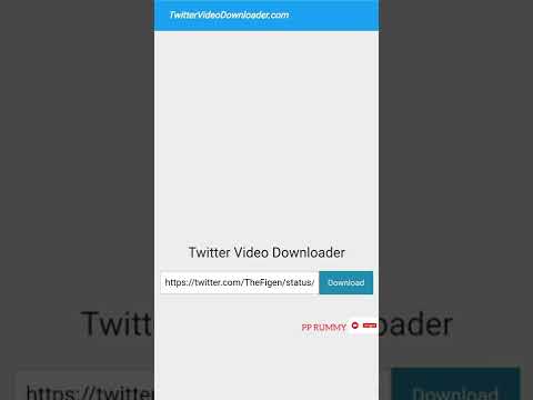 Easy Twitter 🐦 Video Download in Gallery 💫 #twitter #video #download #shorts #shortsvideo