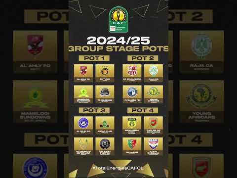 CAF group stages #caf #youtube #football #orlandopirates #mamelodisundowns #africa #shorts #psl