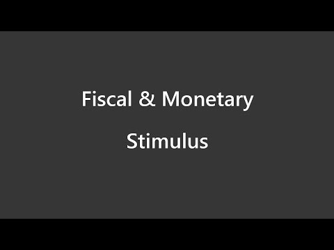 Flow of Money - Fiscal & Monetary Stimulus