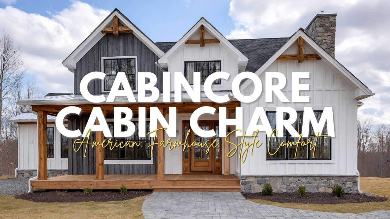 Cabincore Cabin Charm Inspired by American Farmhouse Style Comfort and Heritage