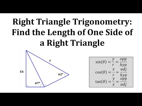 Find the Length of the Hypotenuse of One Right Triangle Using Two Right Triangles