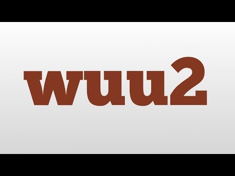 wuu2 meaning and pronunciation
