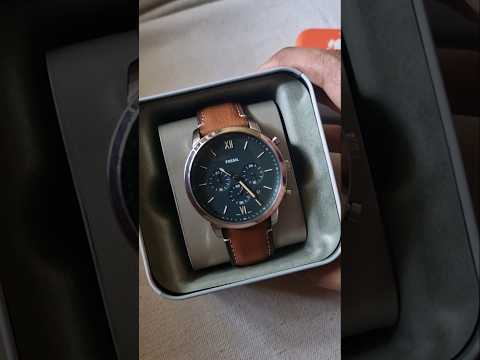 Fossil Neutra Chronograph Tan LiteHide™ Unboxing - Analogue Watch FS5963