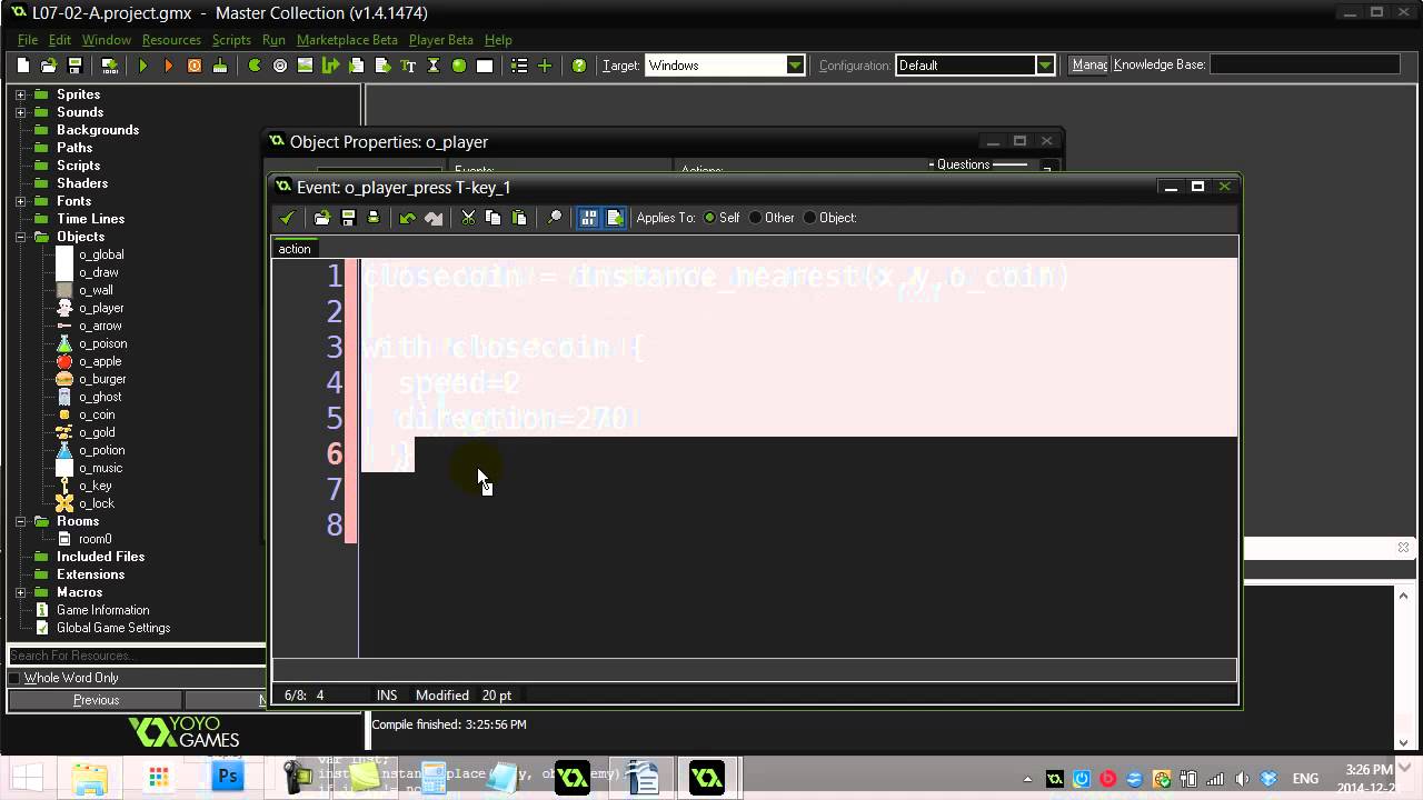 GPC 07-02-A  (GameMaker Scripts and Arguments)