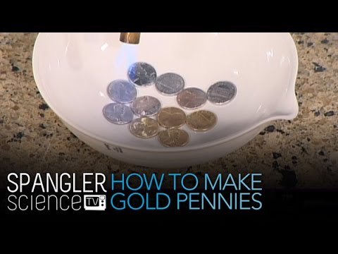 How to Make Gold Pennies – Cool Science Experiment If you ever ...